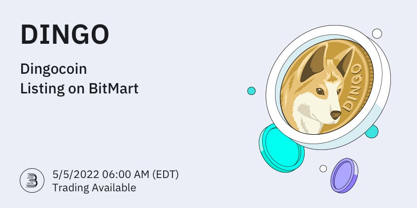BitMart ลิสต์เหรียญ Dingocoin (DINGO) พร้อมคู่เทรด DINGO/USDT | ข่าวคริปโต
